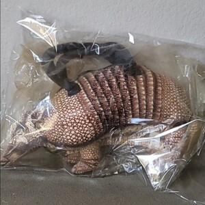 New! Vintage! ACCOUTREMENTS Plush Armadillo Handbag Purse. Adorable ...