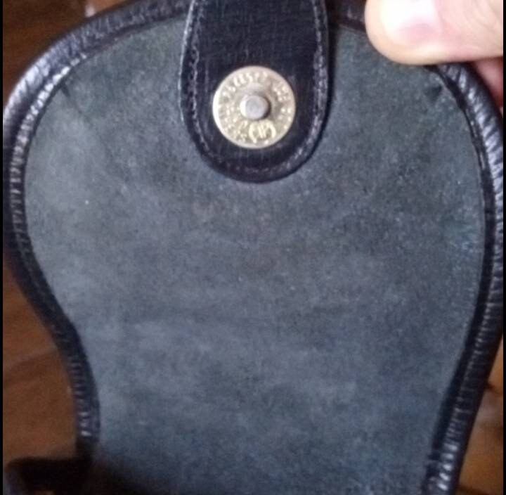 HTF Dooney & Bourke Black AWL Duck Flap Calvary Crossbody - Etsy