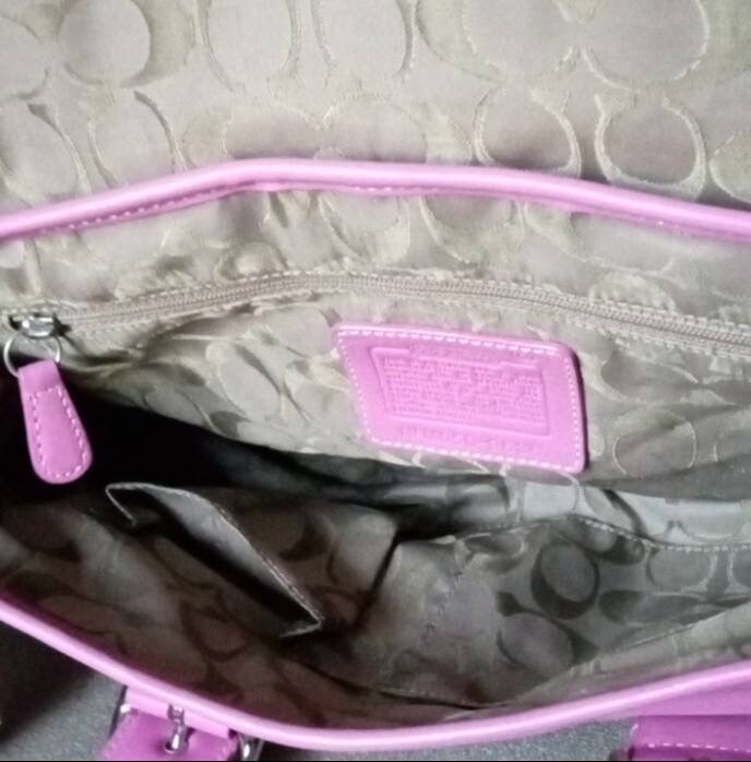 COACH Dusty Rose Pink Leather Hobo Transforms to Satchel Purse Handbag ...