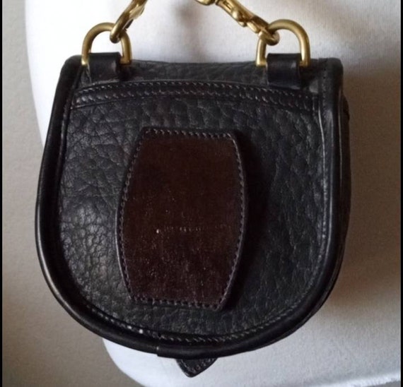 HTF! Dooney & Bourke Black AWL Duck Flap Calvary Cros… - Gem