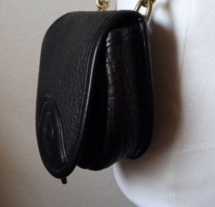 HTF Dooney & Bourke Black AWL Duck Flap Calvary Crossbody - Etsy