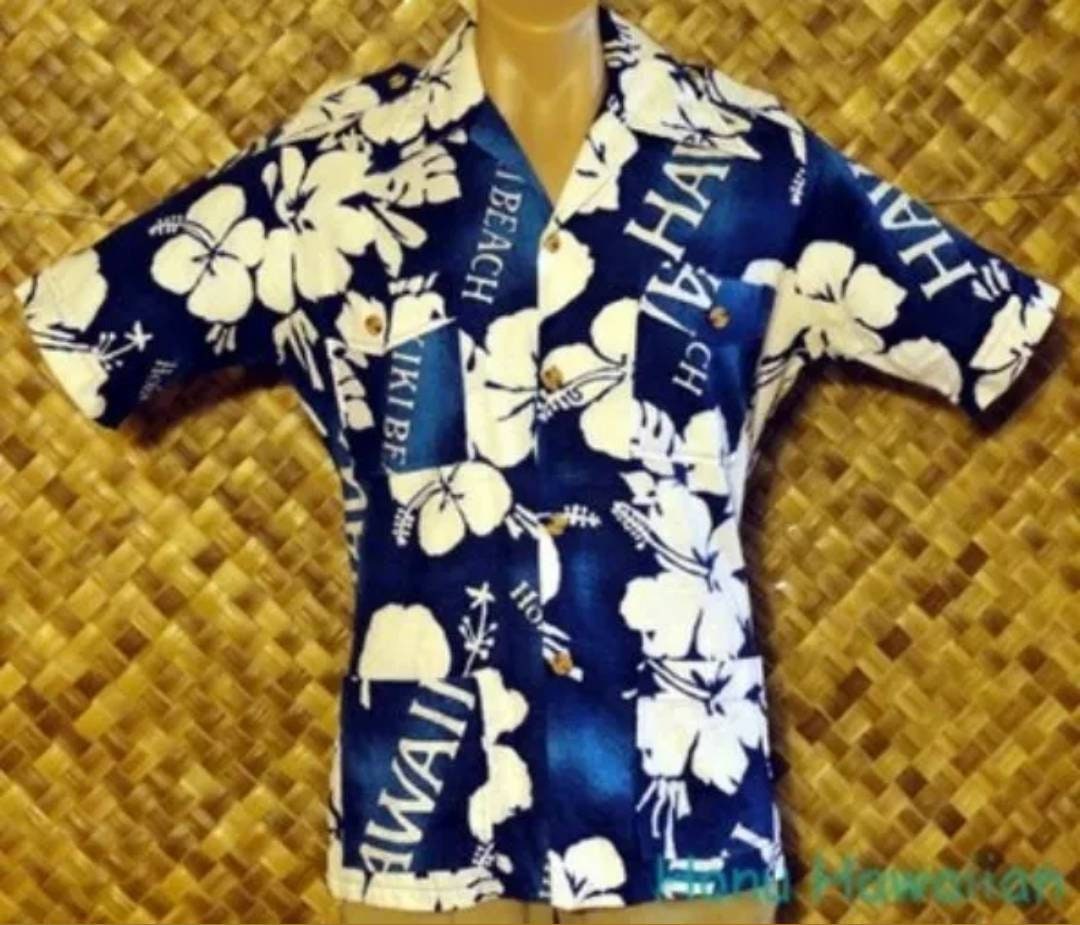 Vintage 1970s HOOKANO Mens Hawaiian Hibiscus Print HIGGINS MAGNUM P I ...