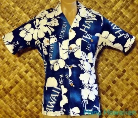 Vintage 1970s HOOKANO Mens Hawaiian Hibiscus Print HI… - Gem