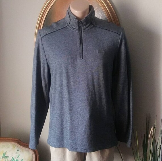 NOS Calvin Kline mens 1/4 Zip Sweater. Large - Gem