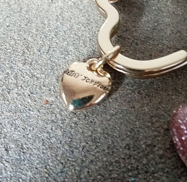 BETSEY JOHNSON Jeweled Butterfly Key Ring Fob Clip Purse Charm. - Etsy