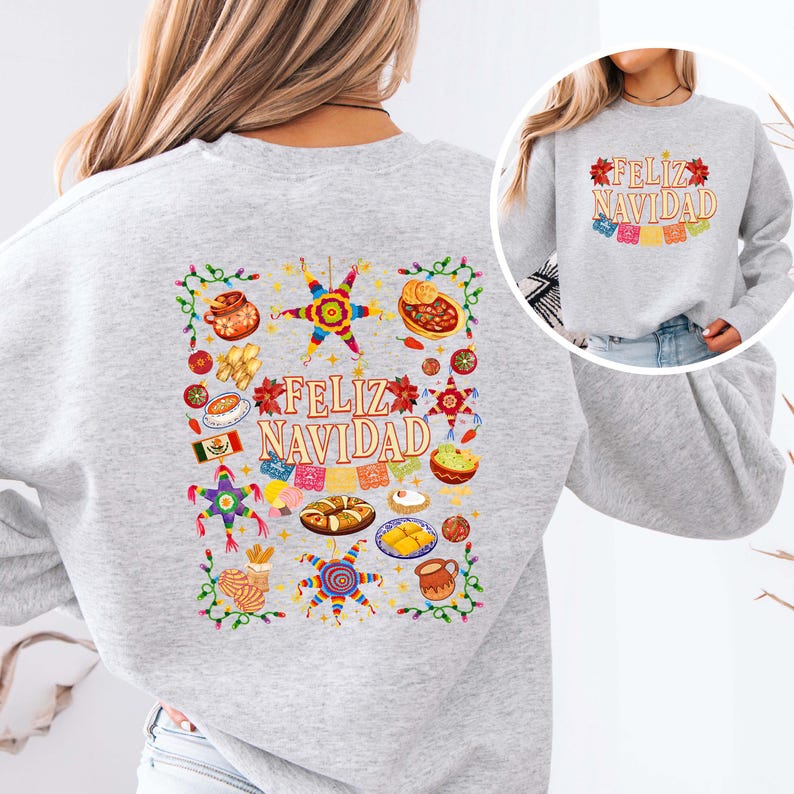 Feliz Navidad | Merry Christmas Shirt, Spanish Merry Christmas Shirt ...