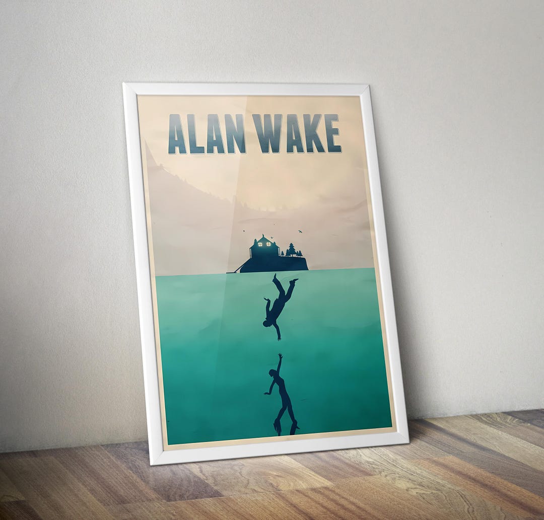 Alan Wake Poster | Gaming Poster | Gaming Artwork | Gaming Decor ...