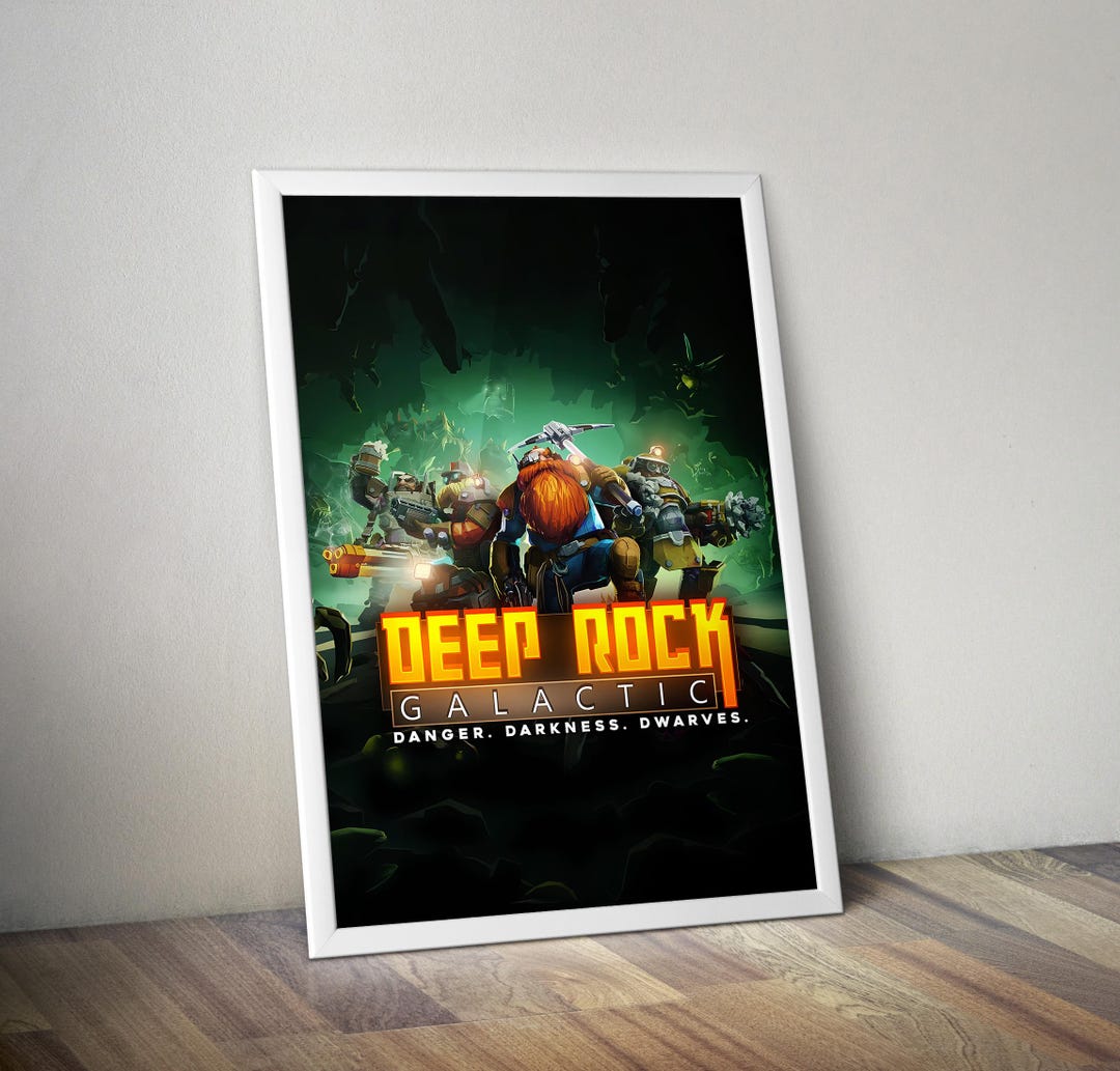 Deep Rock Galactic Poster | Gaming Poster | Gaming Artwork | Gaming ...