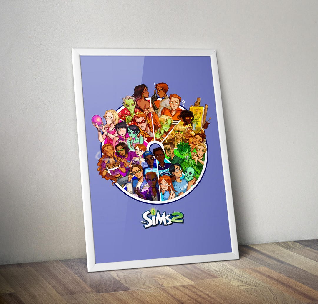 The Sims 2 Poster | Gaming Poster | Gaming Artwork | Gaming Decor ...