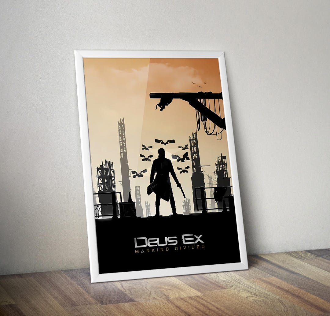 Deus Ex Mankind Divided Poster | Gaming Poster | Gaming Artwork ...