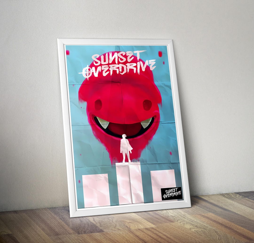 Sunset Overdrive Poster | Gaming Poster | Gaming Artwork | Gaming Decor ...
