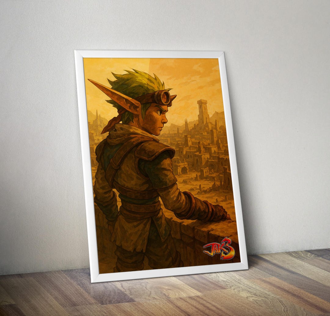 Jak 3 Poster | Gaming Poster | Gaming Artwork | Gaming Decor | Video ...