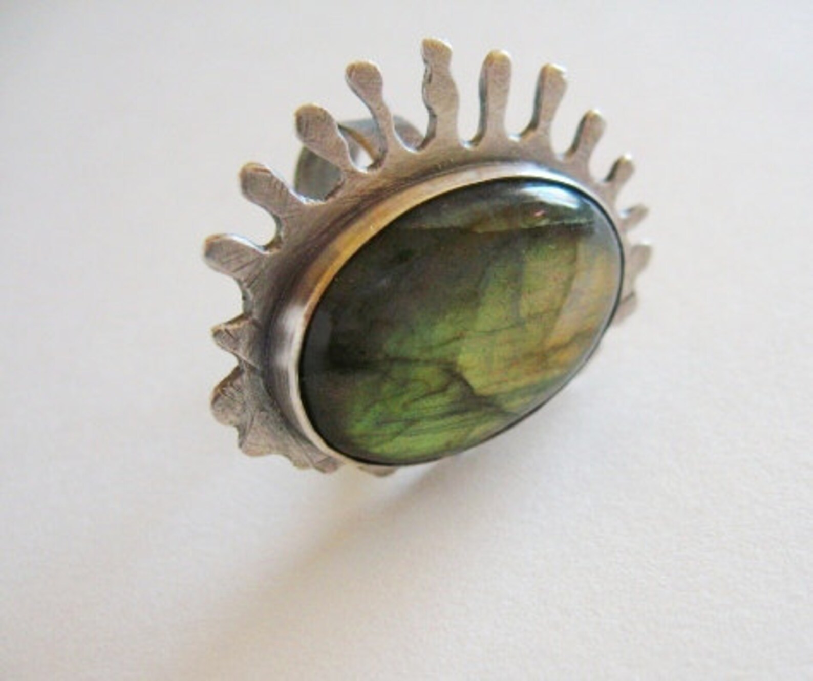 Labradorite Handmade Sterling Silver Ring "there is Always the Sun". - Etsy
