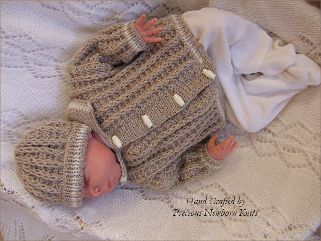 Baby Boys Knitting Pattern. PDF Download for Newborn Baby Homecoming ...