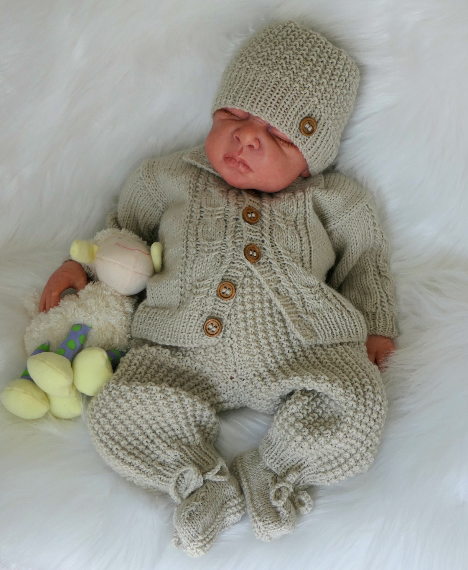 Baby Boys Knitting Pattern, Pdf Download for Newborn Baby Homecoming ...