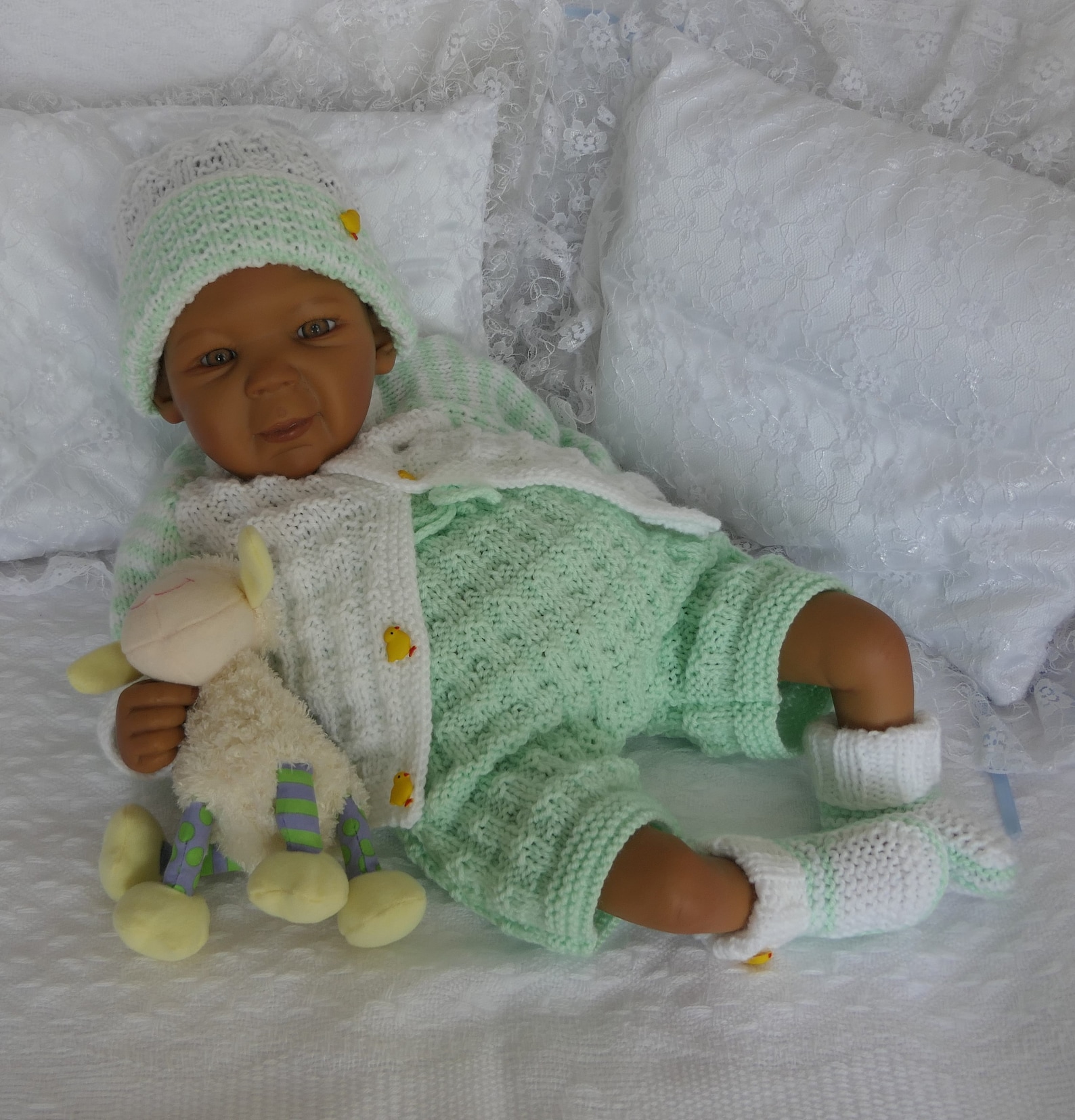 Unisex Baby Knitting Pattern. Pdf Download for a Gender Neutral Newborn ...