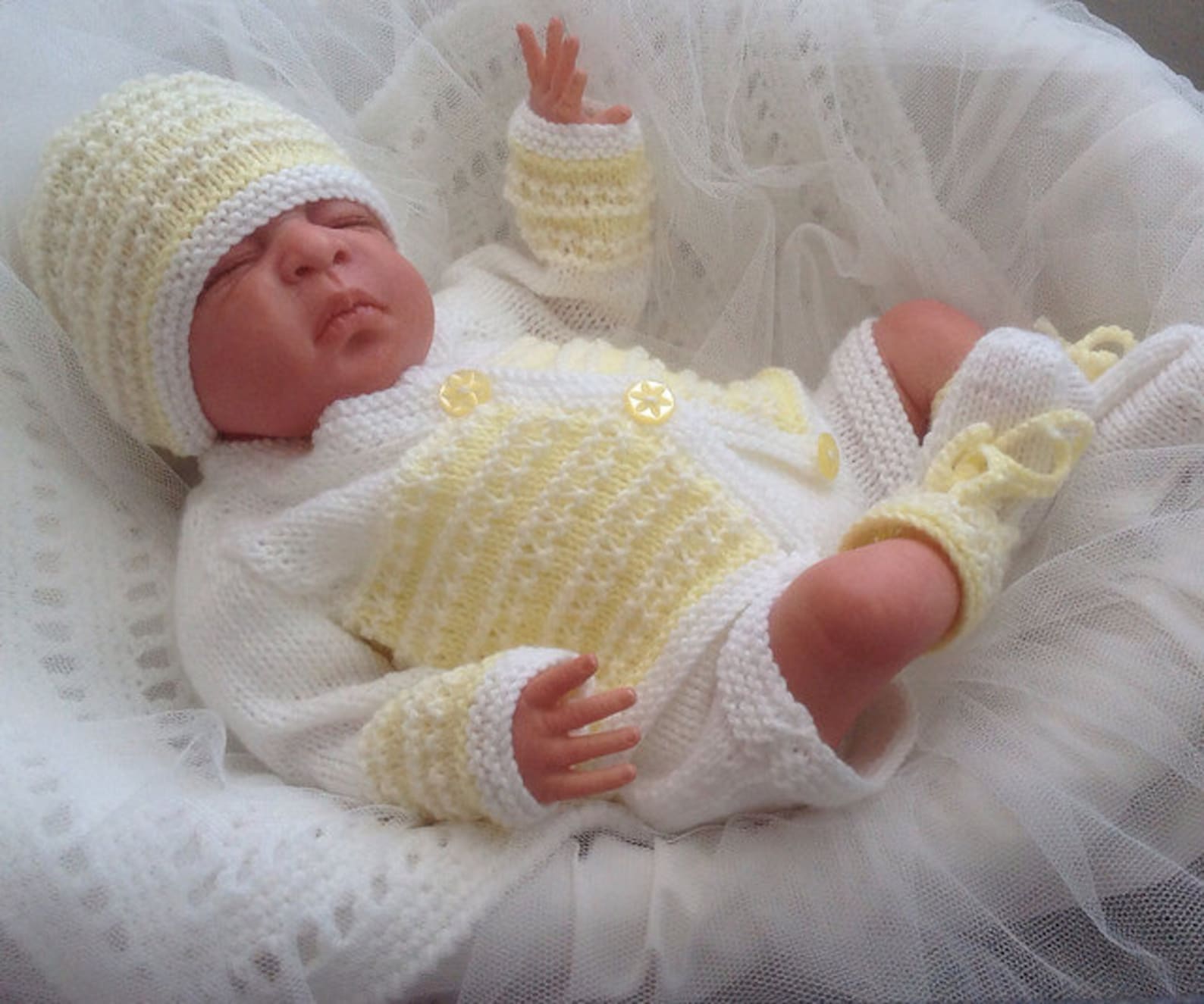 Unisex Knitting Pattern. Pdf Download. Newborn Baby Homecoming - Etsy
