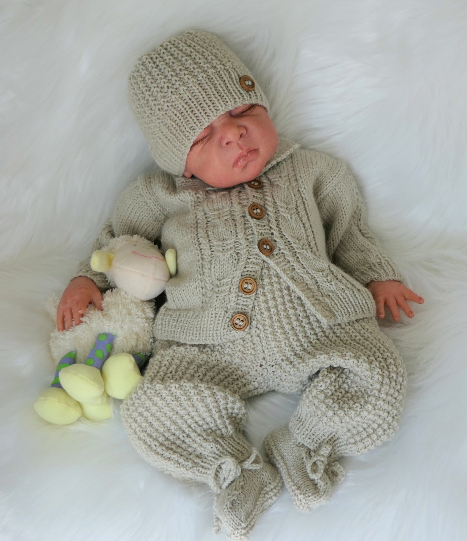 Baby Boys Knitting Pattern, Pdf Download for Newborn Baby Homecoming ...