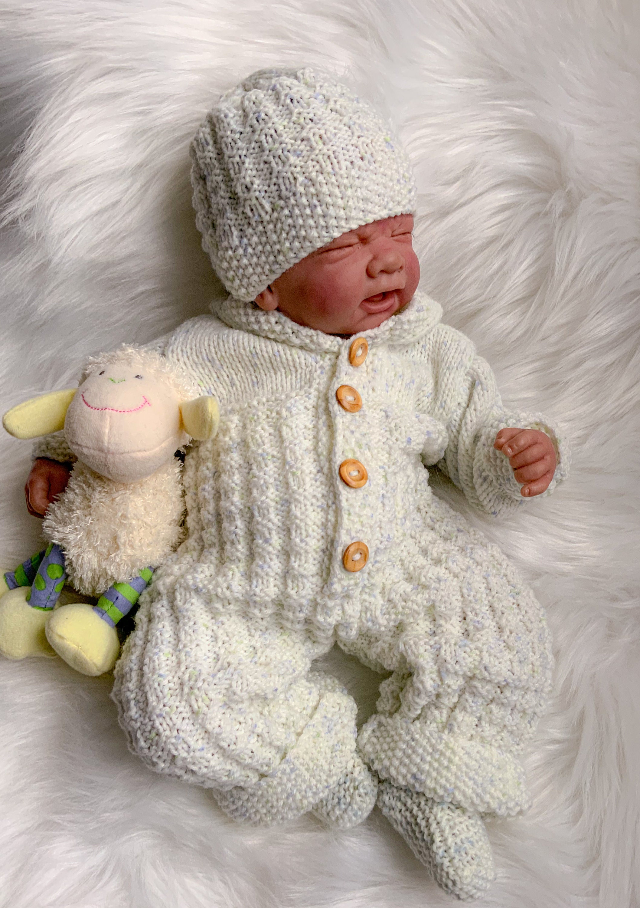Unisex Baby Knitting Pattern, Pdf Download for Newborn Baby Homecoming ...
