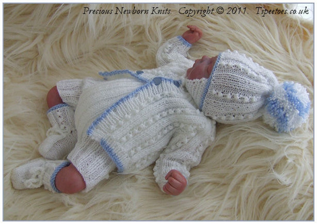Baby Boys Knitting Pattern, Pdf Download for Newborn Baby Homecoming ...