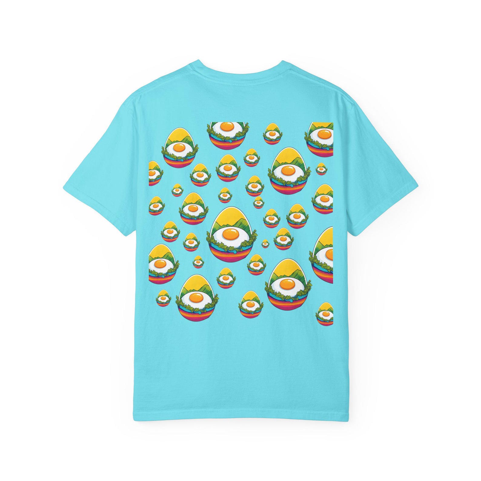 Colorful Egg Inspired Tee, Fun Casual Wear, Eco-friendly Apparel, Cute ...