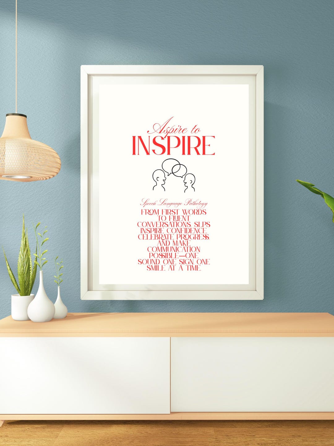 Speech Language Pathology Wall Art | SLP Office Decor | Printable ...