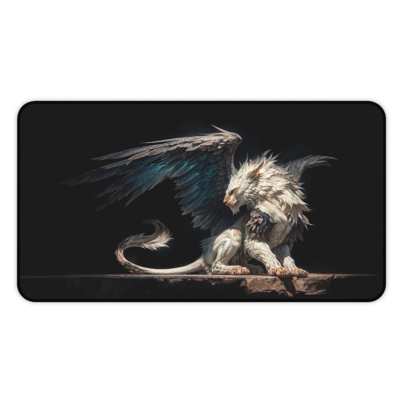 Griffin Desk Mat: Duke Vapula Fantasy Gaming Mouse Pad - MTG Play Mat ...