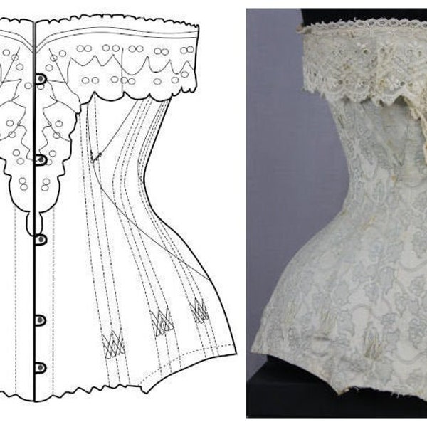 Edwardian Corset - Etsy
