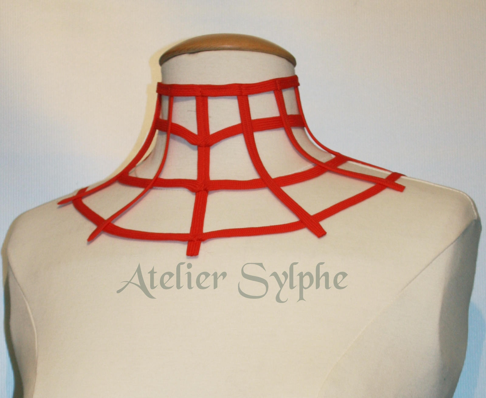 Fantasy Spider Web Style Collar Boned Strap Criss Cross | Etsy