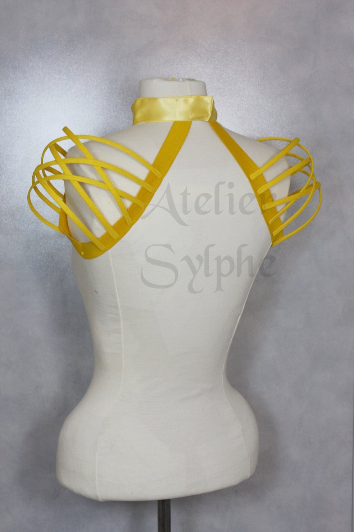 Yellow Neck Collar and Fantasy Shoulders Boned Crinoline Cage - Etsy