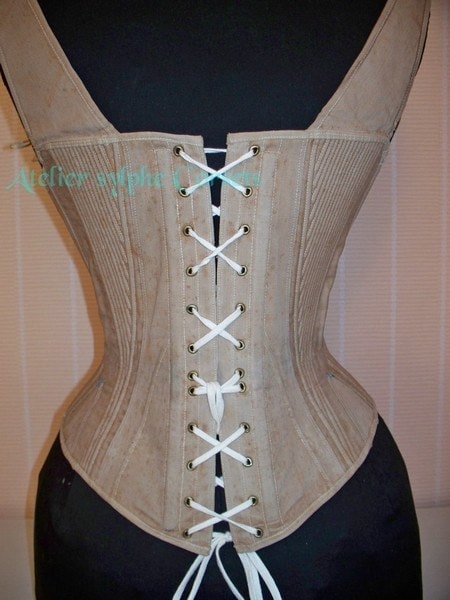 REF D PDF Digital File Corset Pattern From Antique Transitional Mid XIX ...