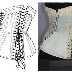 REF MAMER PDF Digital File Antique Maternity Corset Pattern 30 Inches ...