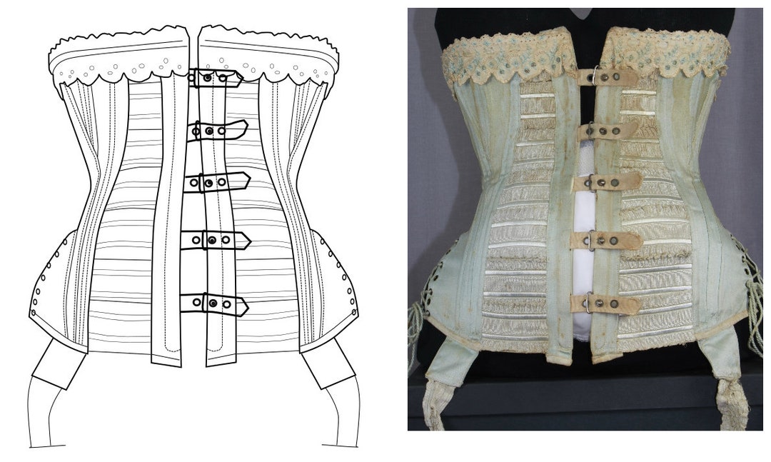 REF MAMER PDF Digital File Antique Maternity Corset Pattern 30 Inches ...