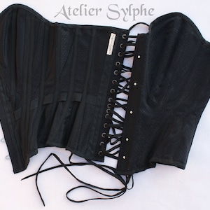 23 Inches Waist Size Edwardian Black Dots Cotton Coutil - Etsy