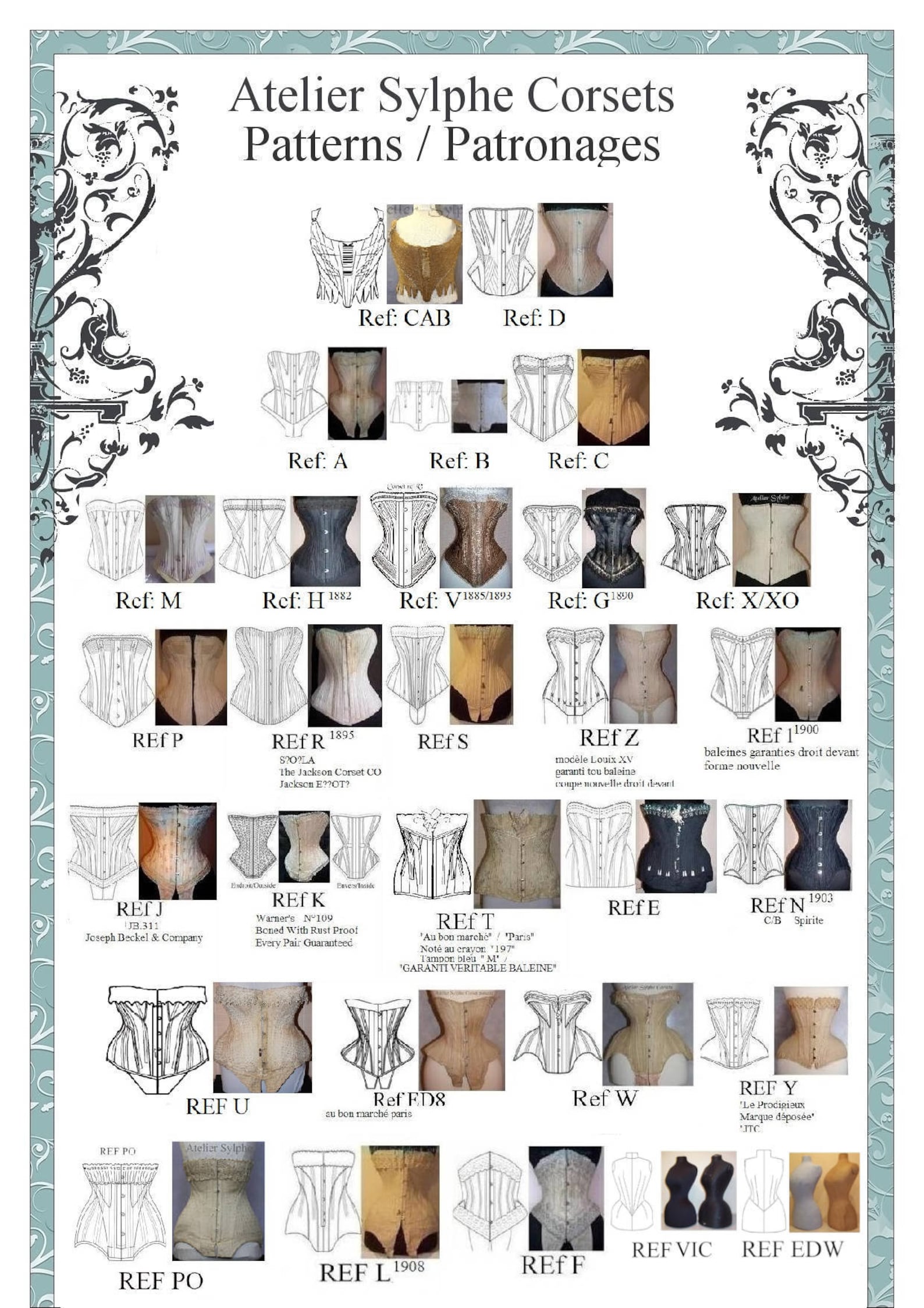 10 Patterns Set PDF Digital File of Your Choice From a Range Choice of ...