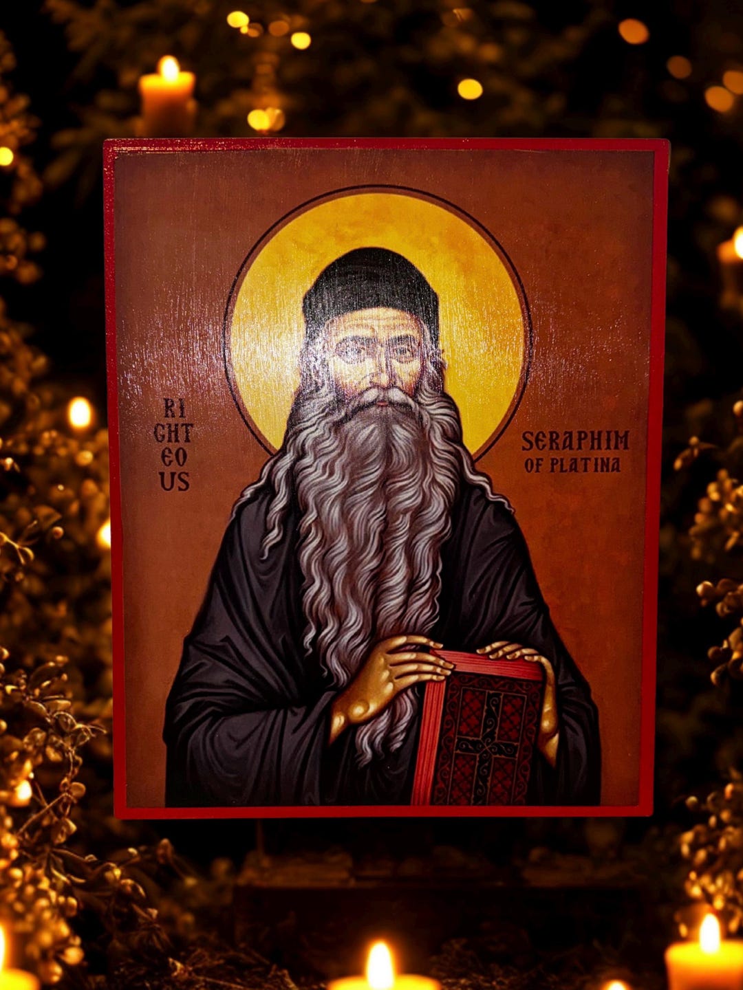 Father Seraphim Rose 8x10in Handcrafted Icon - Etsy