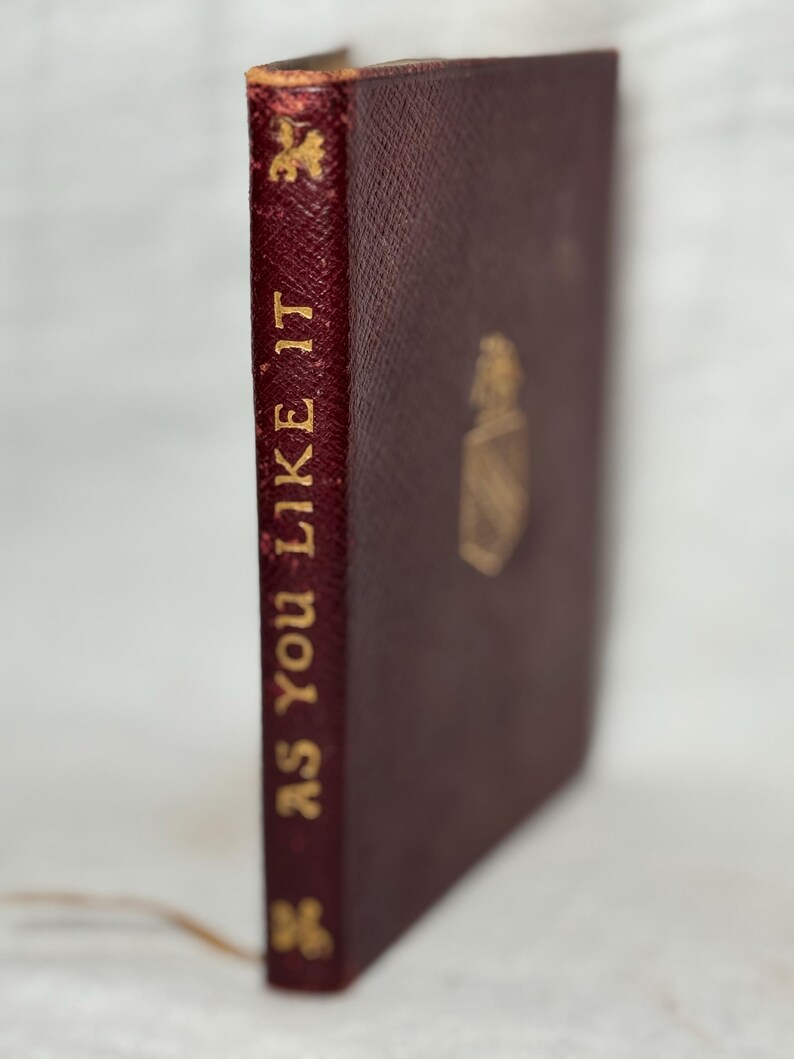 Antique Miniature Shakespeare Books 1912-1925 Cambridge Edition, Red ...