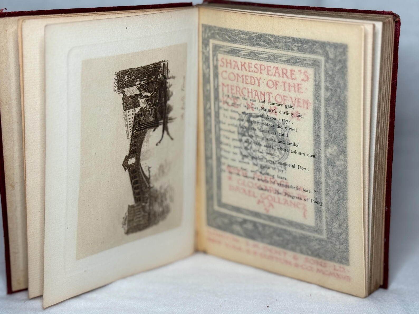Antique Miniature Shakespeare Books 1912-1925 Cambridge Edition, Red ...