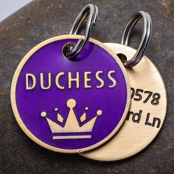 Princess Dog Tag - Etsy