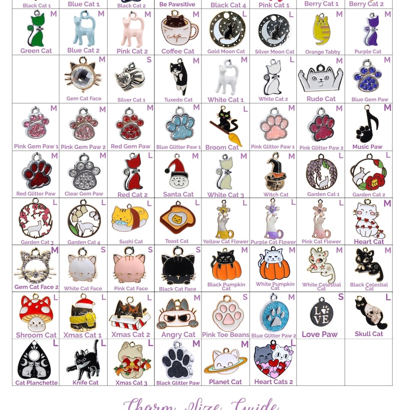 Cat Collar Charm - Etsy