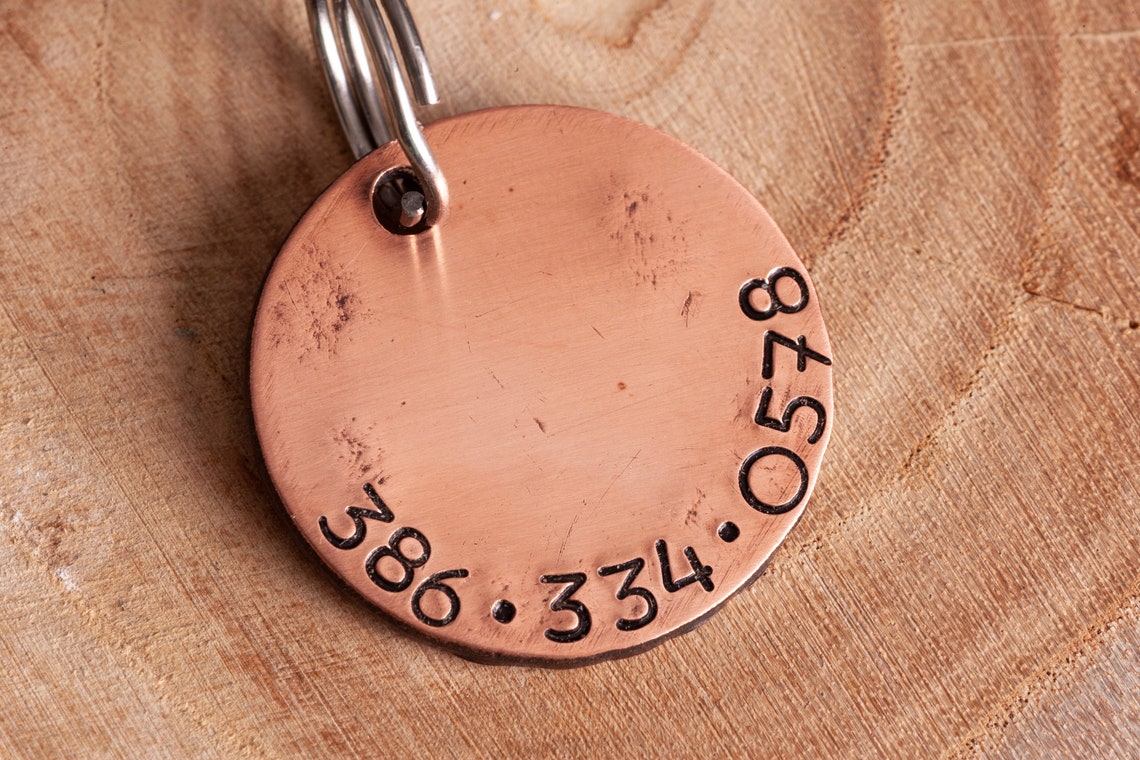 Nautical Pet ID Tag Lighthouse Dog Name Tag Sailor Stamped - Etsy