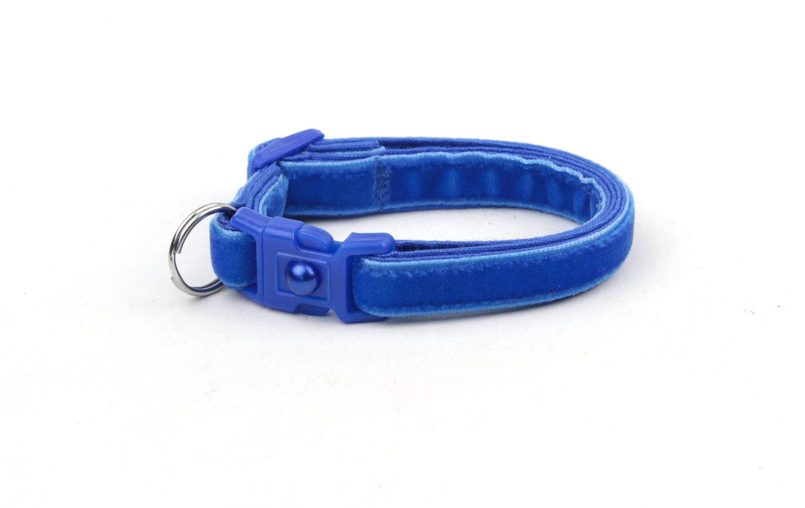 Soft Velvet Cat Collar Royal Blue Kitten or Large Size - Etsy
