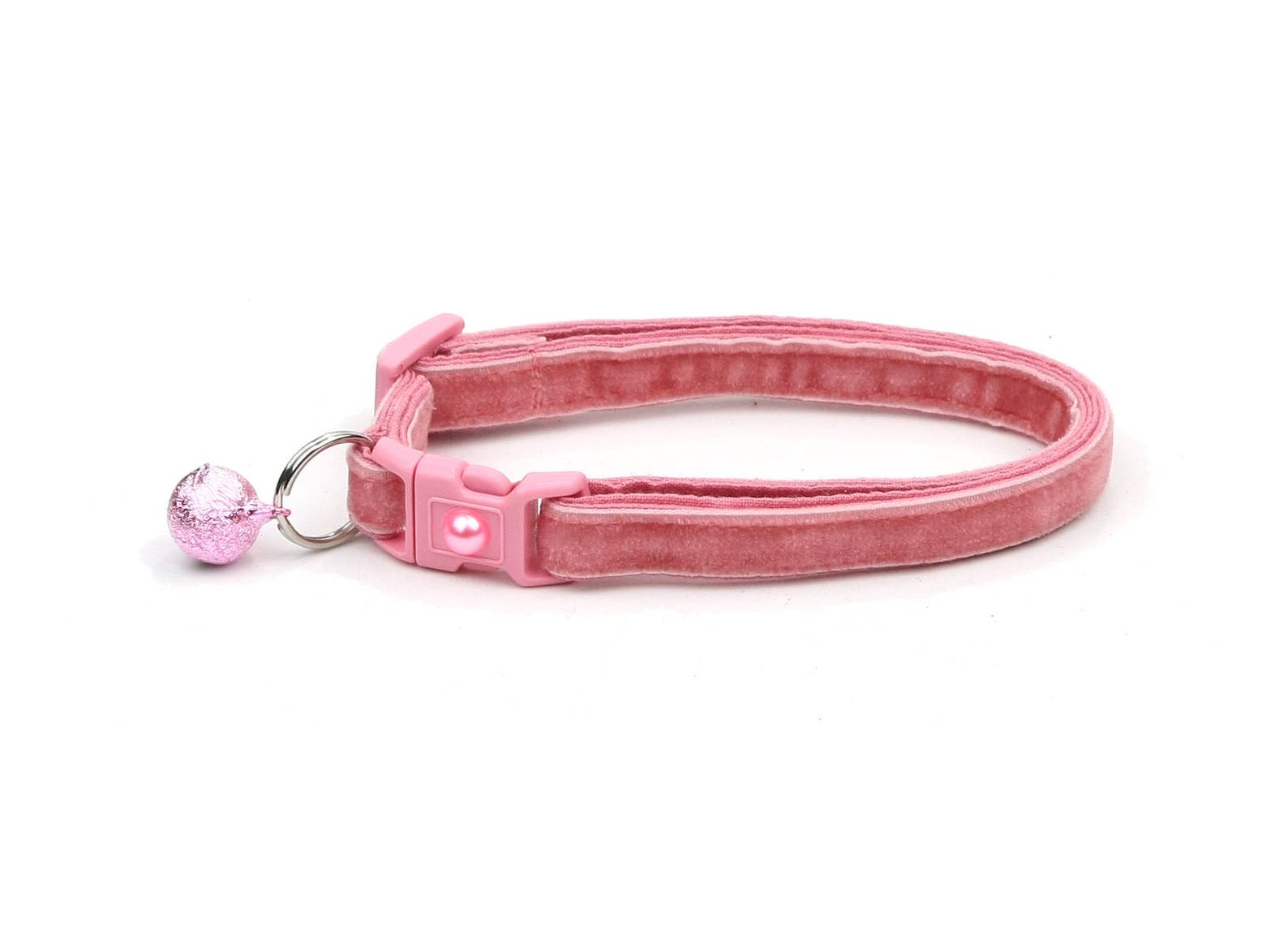 Soft Velvet Cat Collar Dusty Rose Pink Kitten or Large - Etsy