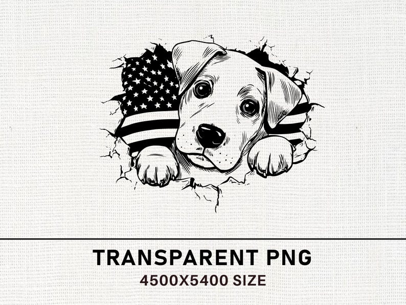 Peeking Dog Silhouette SVG PNG Bundle, Pet Animal Clipart Vector, Funny ...