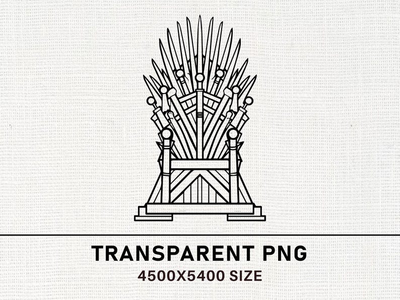 Throne Chair Silhouette SVG Bundle | Royal King Queen Throne PNG - Etsy