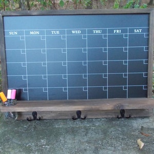 Chalkboard Calendar - Etsy