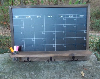 Chalkboard Calendar - Etsy