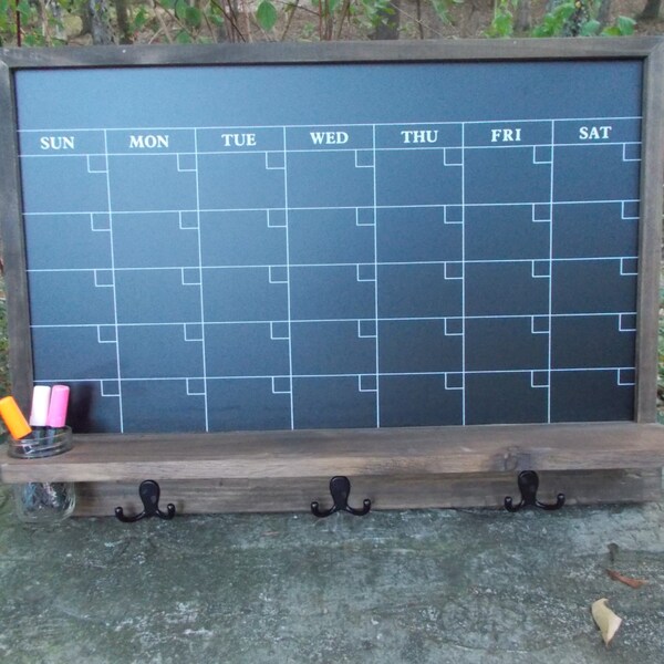 Chalkboard Calendar - Etsy