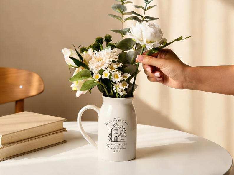 Personalised First Home Gift,flower Vase for New Home Occasion ...