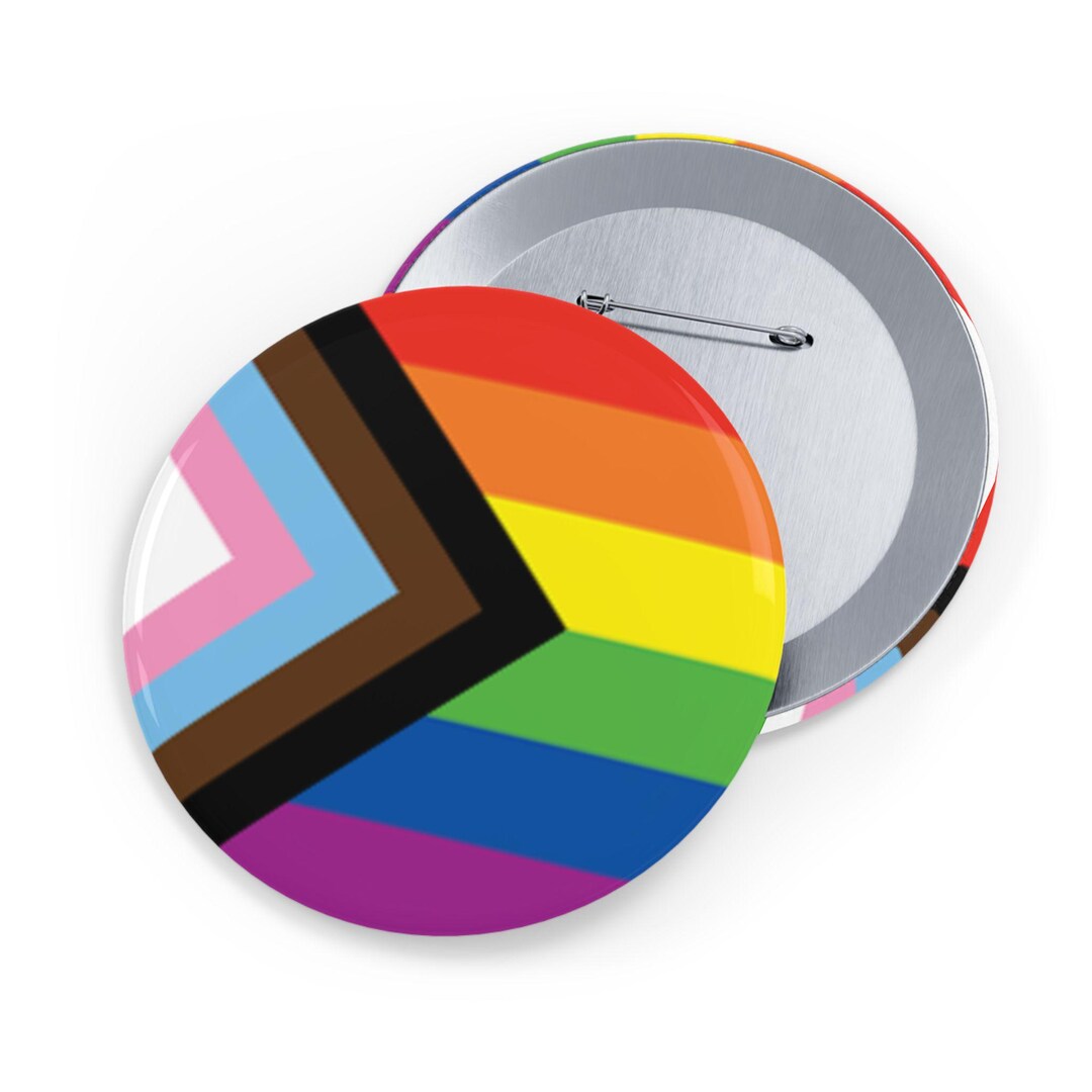 Progress Pride Flag Pin - Etsy